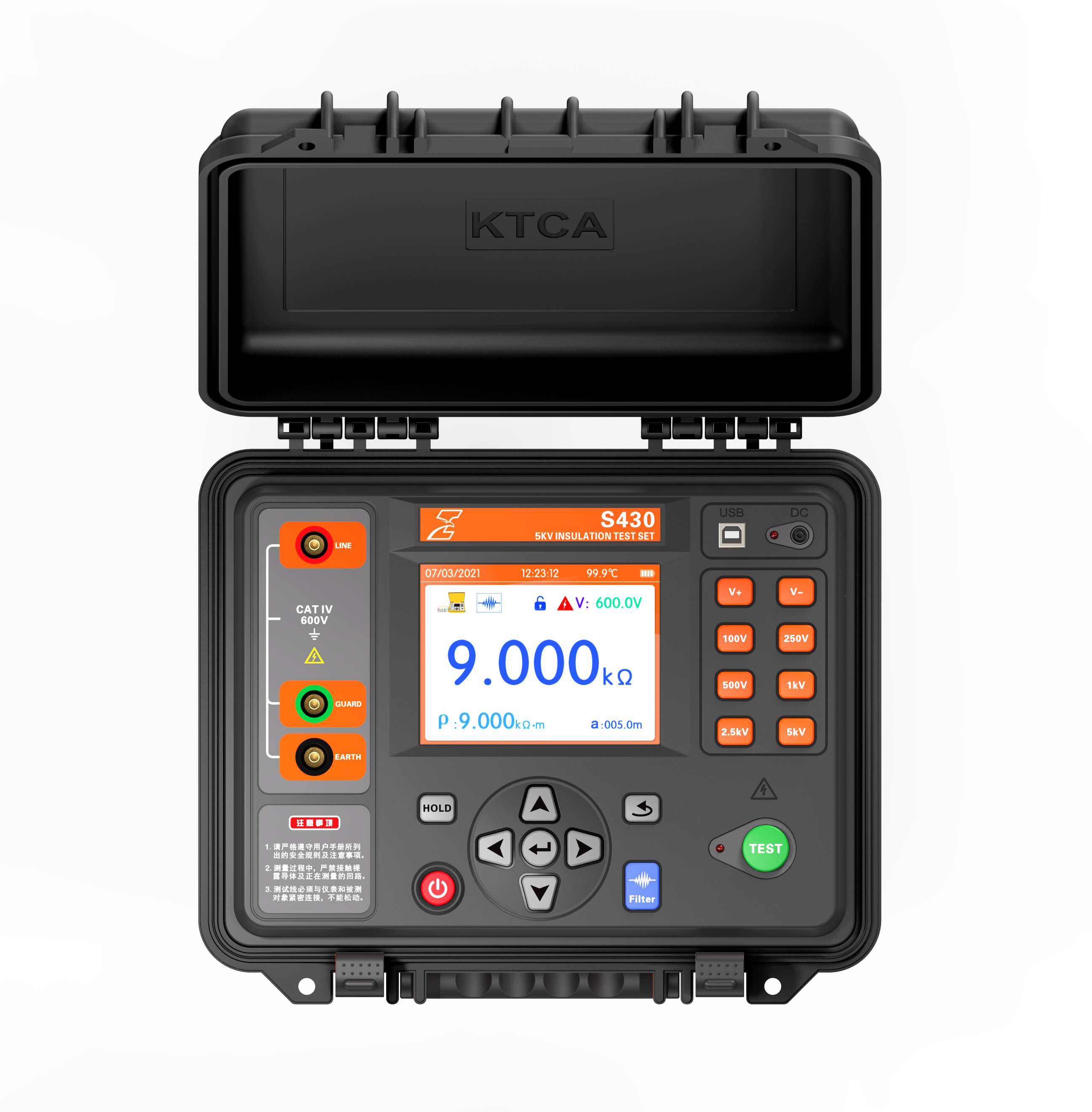S430 - Diagnostic 5kV Insulation Tester